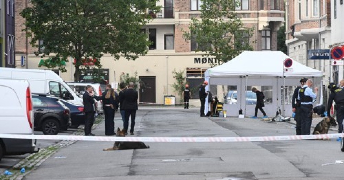 DENMARK EXPLOSION POLICE STATION