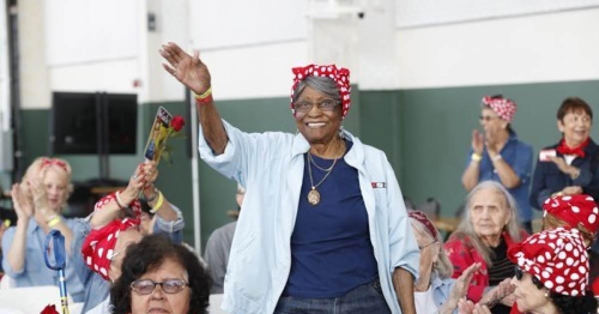 USA ROSIE THE RIVETER RALLY