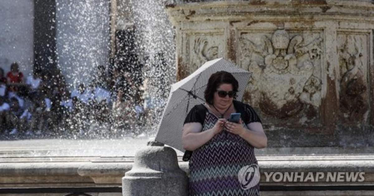 VATICAN ITALY HOT WEATHER