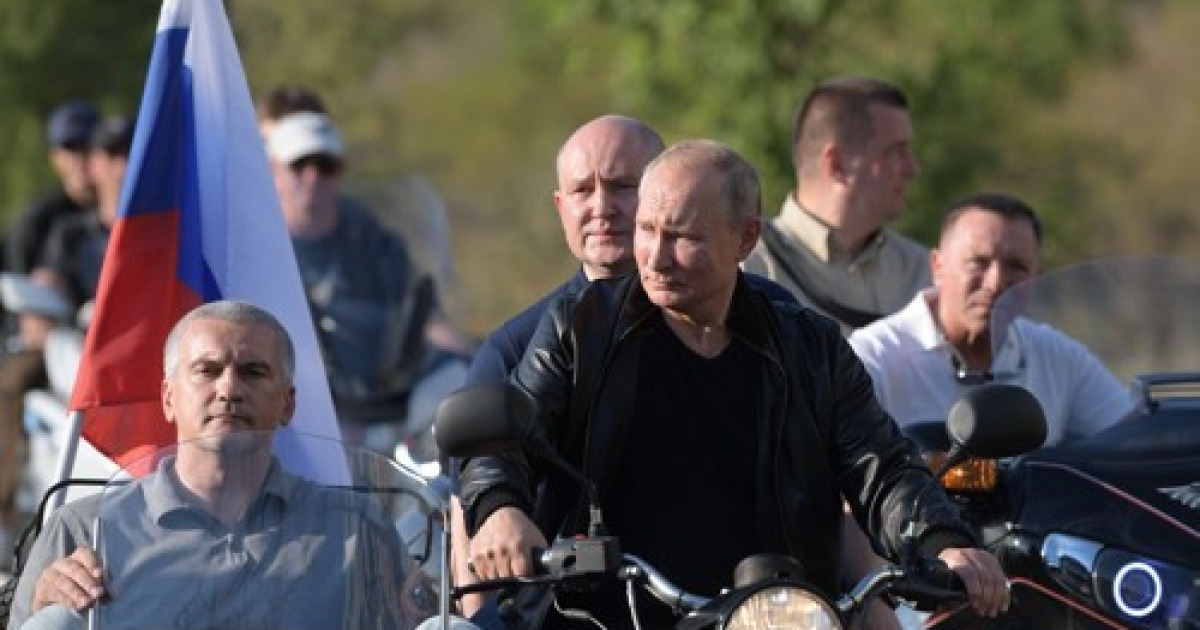 RUSSIA CRIMEA PUTIN NIGHT WOLVES