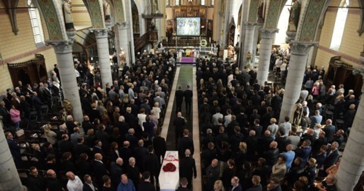 Belgium Cyclist Funeral