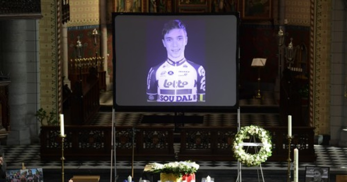 Belgium Cyclist Funeral