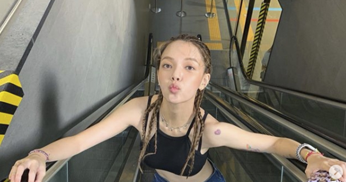 AOA 지민, 여전히 깡마른 몸매..건강이상설 휘말렸던 41kg [★SHOT!]