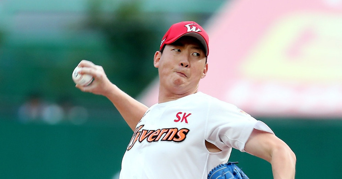 문승원 9승·하재훈 구단 최다 세이브..SK, KIA 꺾고 5연승