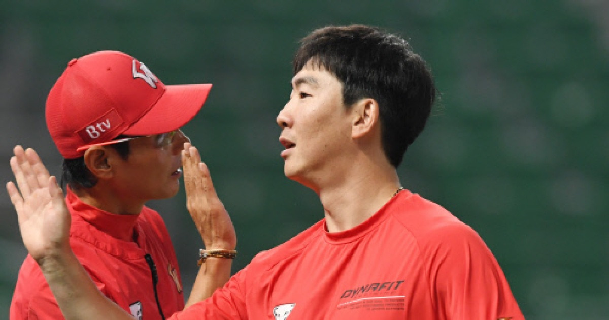 '문승원 9승+노수광 결정적 송구' SK, KIA 4-3 꺾고 5연승..9년 만에 80승 보인다