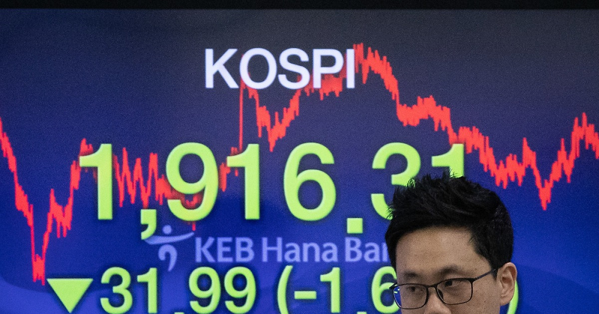 31.99p 하락 마감한 코스피