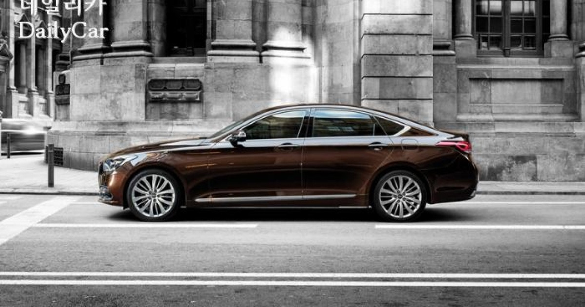 제네시스 신형 G80, V8 하이브리드 탑재..E클래스·5시리즈 '격돌' | 데일리카