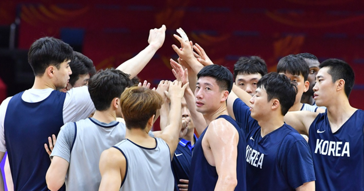 [JB포토] FIBA WC 대한민국 대표팀 훈련현장 화보