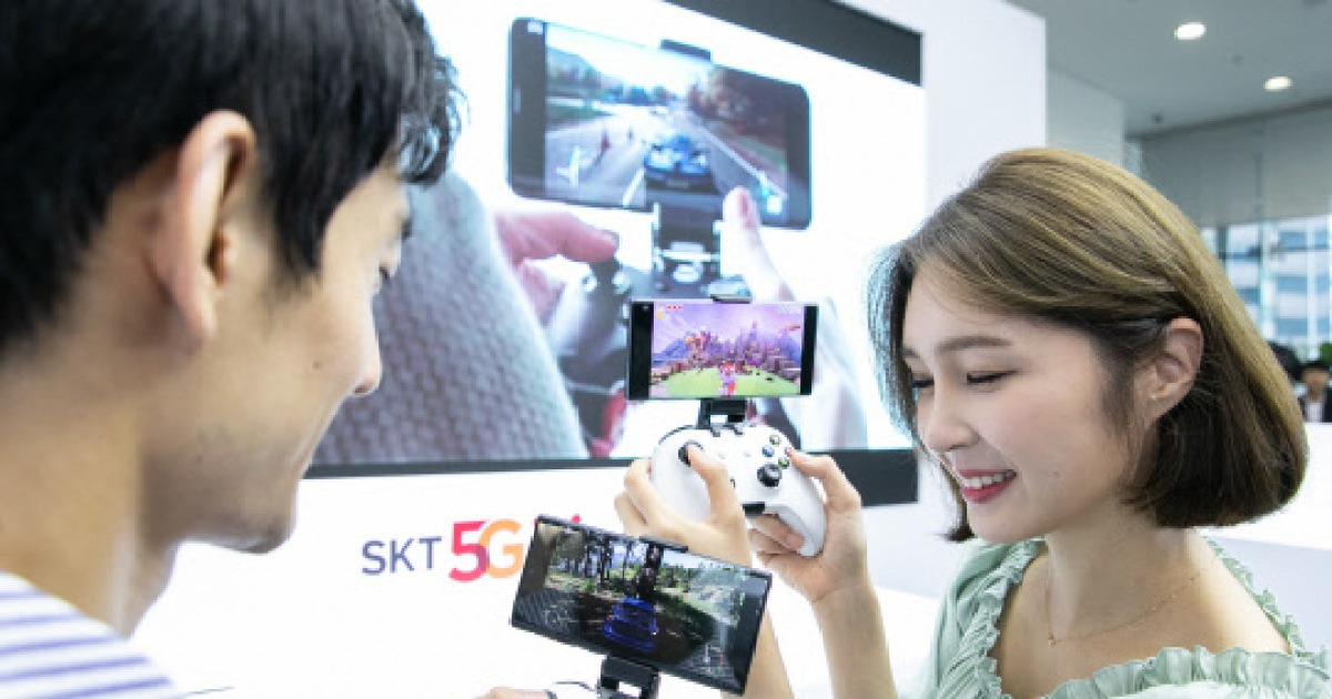 SKT-MS '5G 클라우드' 동맹 .. 4700억대 게임시장 노린다