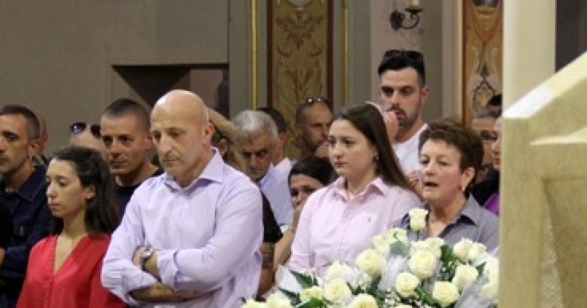 ITALY ANDREA ZAMPERONI FUNERAL