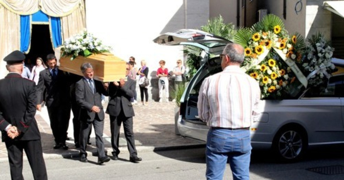ITALY ANDREA ZAMPERONI FUNERAL
