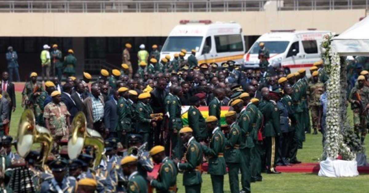 ZIMBABWE MUGABE FUNERAL