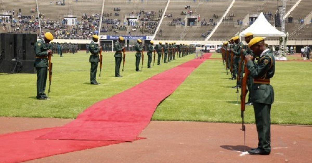 ZIMBABWE MUGABE FUNERAL