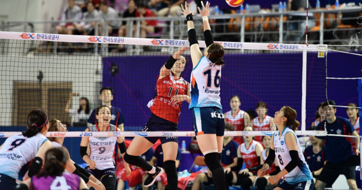 외국인선수들의 첫인사..KOVO컵대회, 21일 순천에서 개막