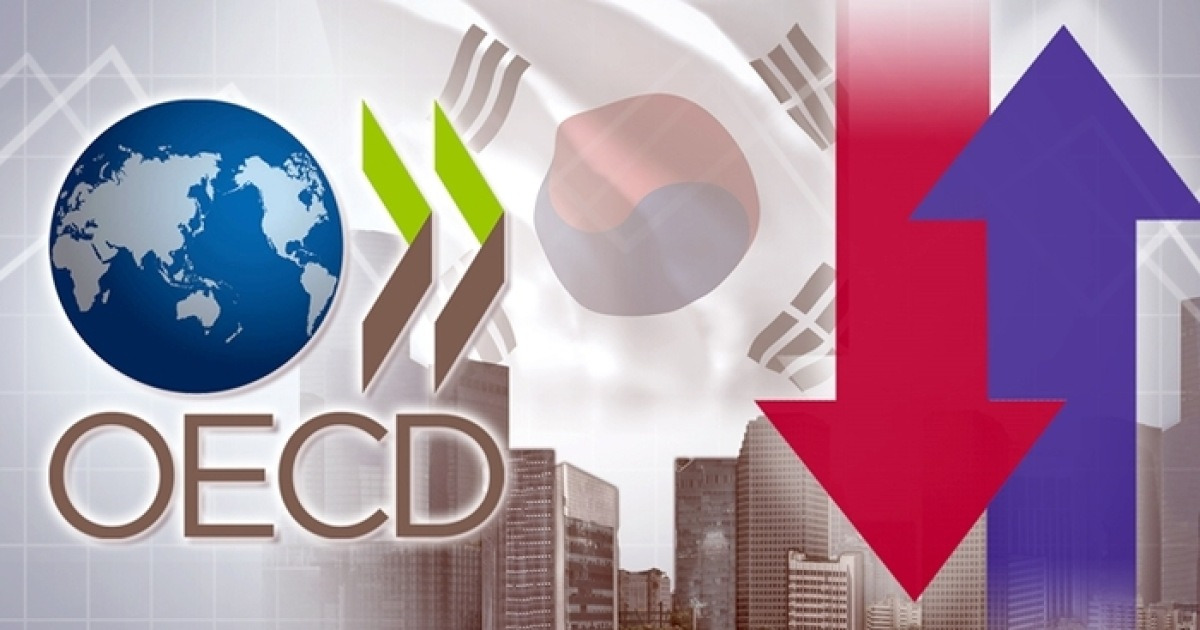 OECD, 올해 한국 성장률 2.4→2.1%로 또 하향 전망