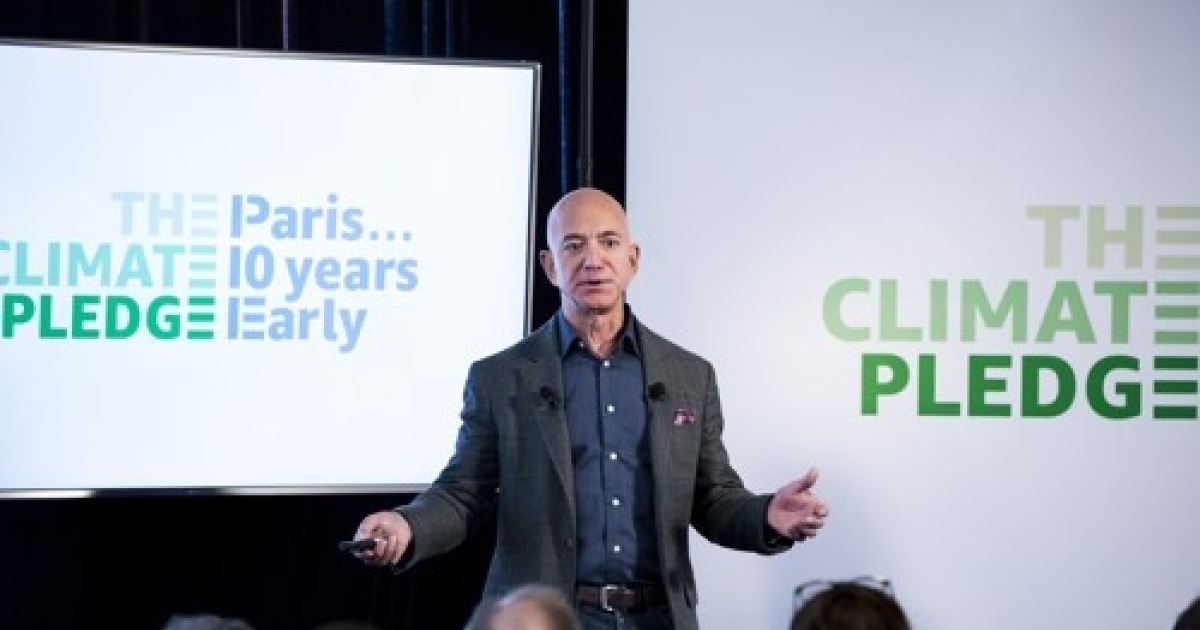 USA BEZOS AMAZON CLIMATE PLEDGE