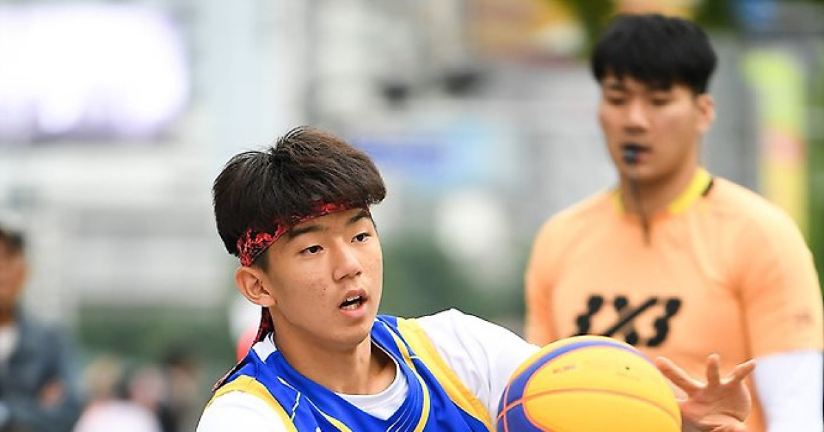 [JB포토] 패스 내주는 3X3 U15부 참가자