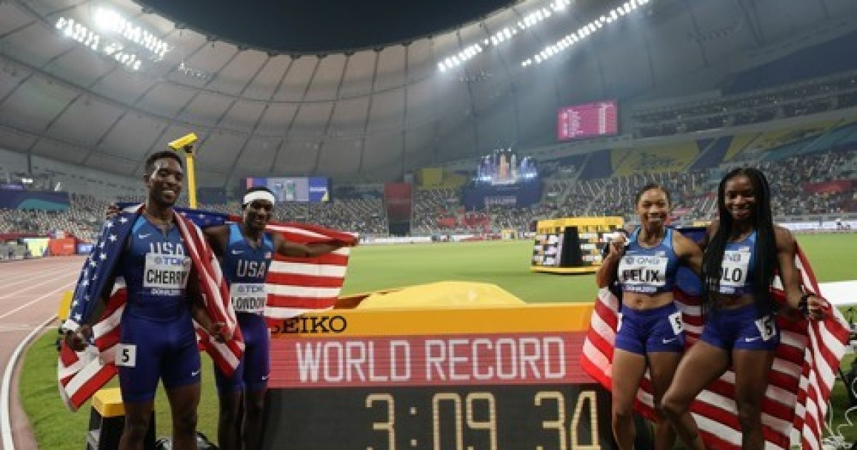 APTOPIX Qatar Athletics Worlds