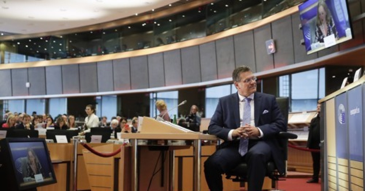 BELGIUM EU PARLIAMENT HEARING DESIGNATE EU COMMISSIONER