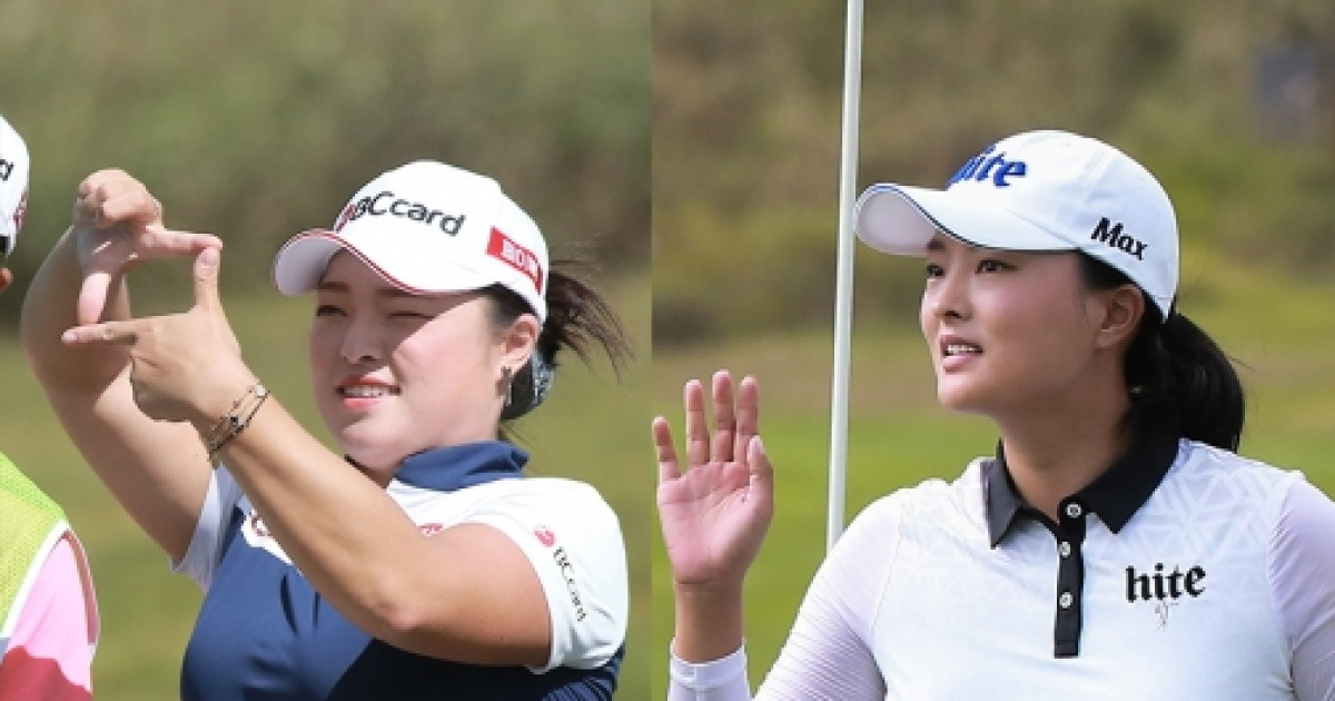 '36홀 노보기' 장하나, 단독1위..고진영·이가영은 2위 [KLPGA 하나금융그룹 챔피언십]