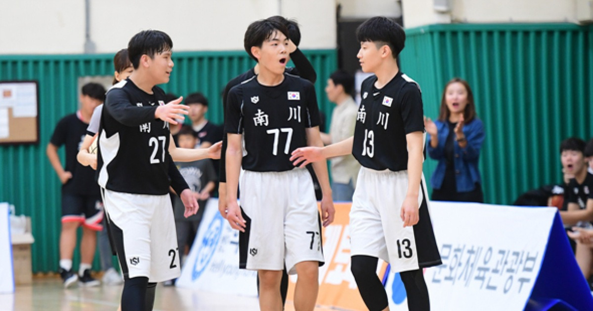 [JB포토화보] '2019 KBL 스쿨리그' 남천중과 사하중 경기화보. (남천중 26-16 사하중)