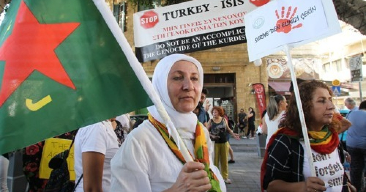 CYPRUS TURKEY SYRIA PROTEST