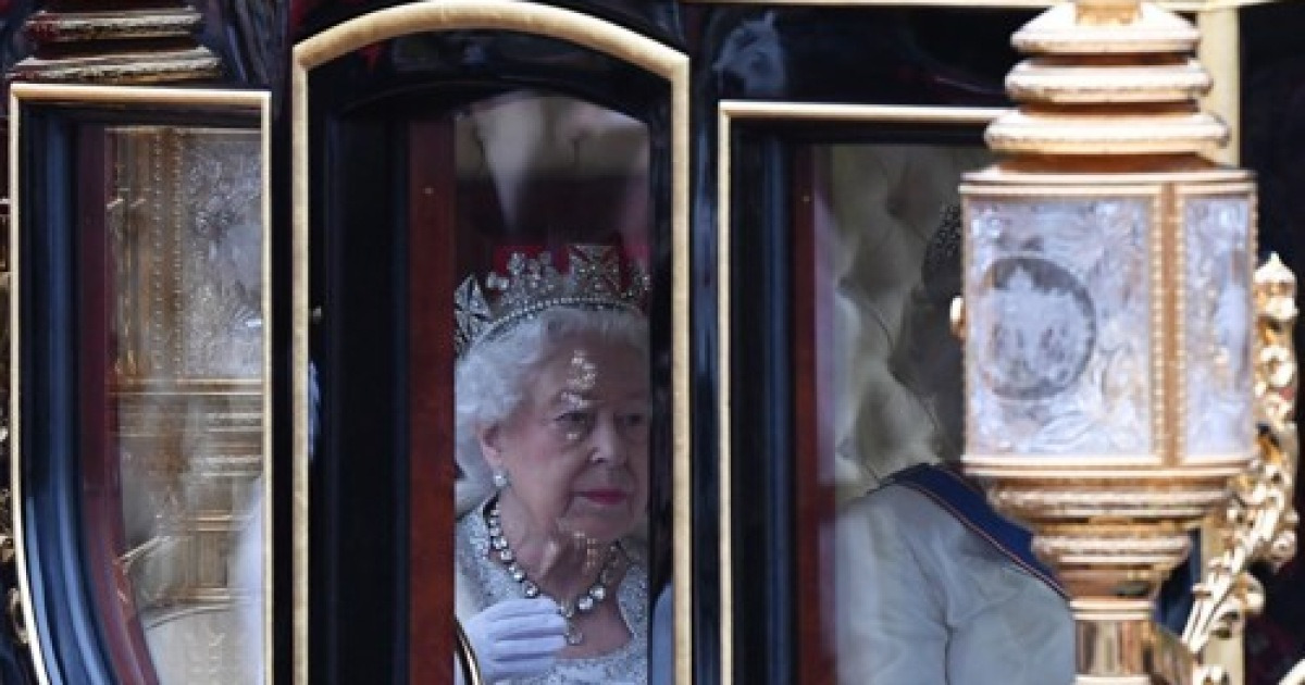 BRITAIN PARLIAMENT QUEEN OPENING VOTE
