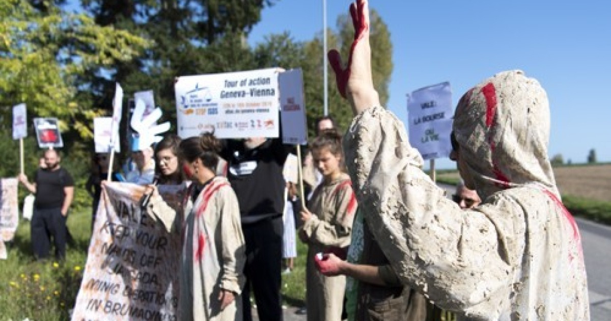SWITZERLAND PROTEST VALE DAM TRAGEDY
