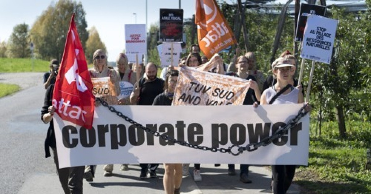 SWITZERLAND PROTEST VALE DAM TRAGEDY