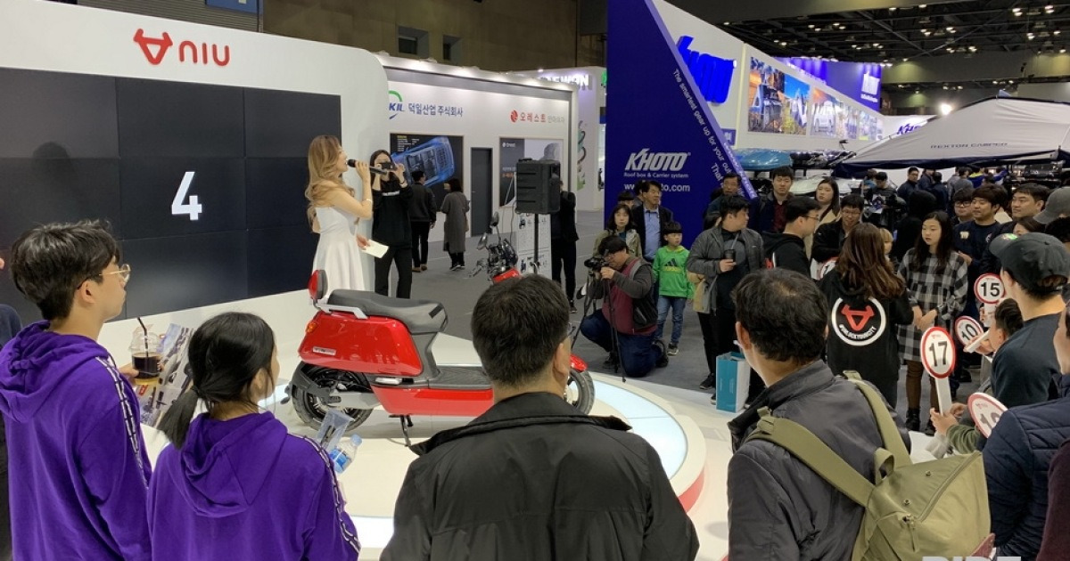 NIU 국내 유통사 인에이블인터내셔널 2019 한국전자전(KES) 참가 | 라이드매거진
