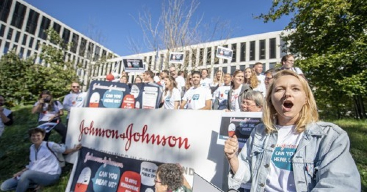 SWITZERLAND MSF JOHNSON PROTEST