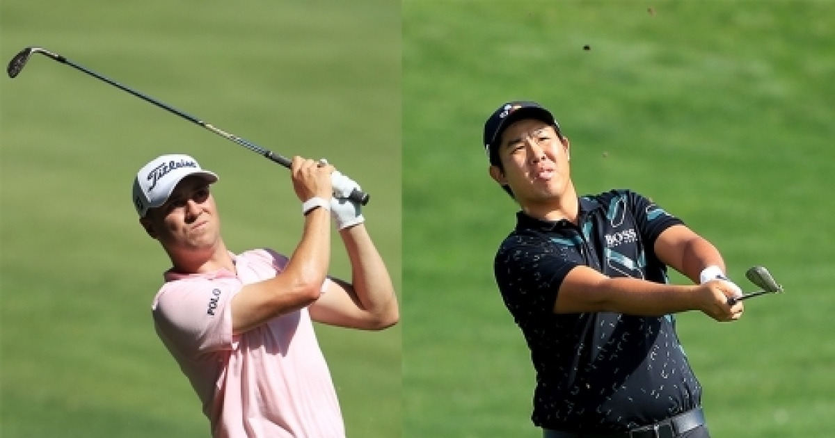 '9언더파' 저스틴 토마스, 2R 선두로↑..안병훈·대니리는 2위 [PGA CJ컵 나인브릿지]