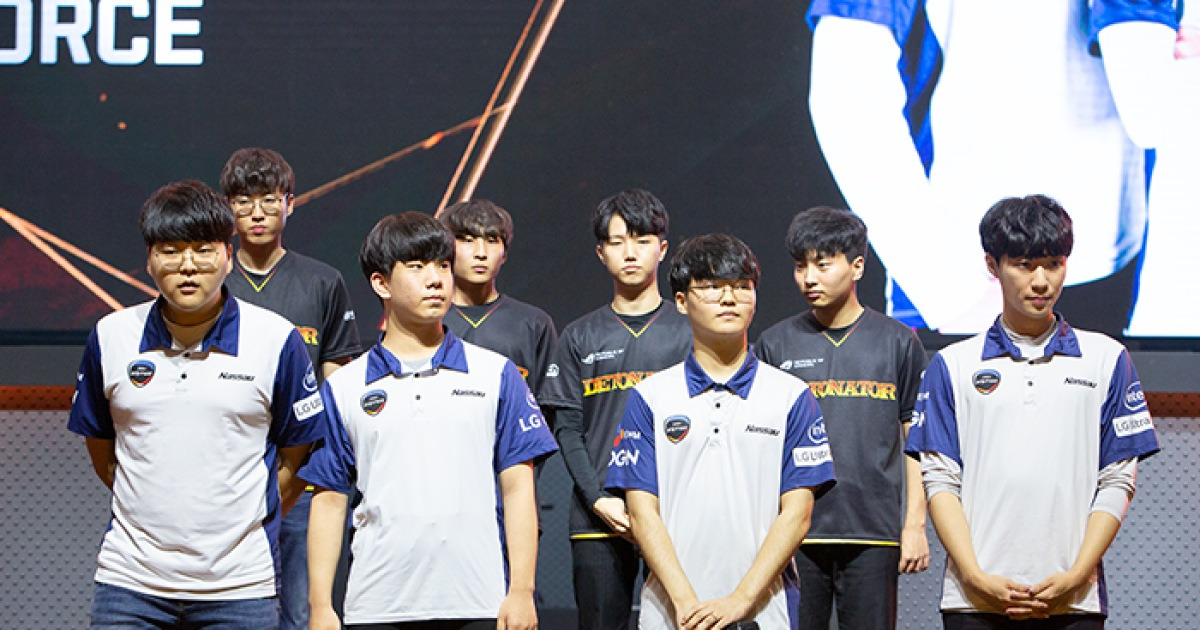 [포토] PKL 포인트 1위 OGN 엔투스 포스