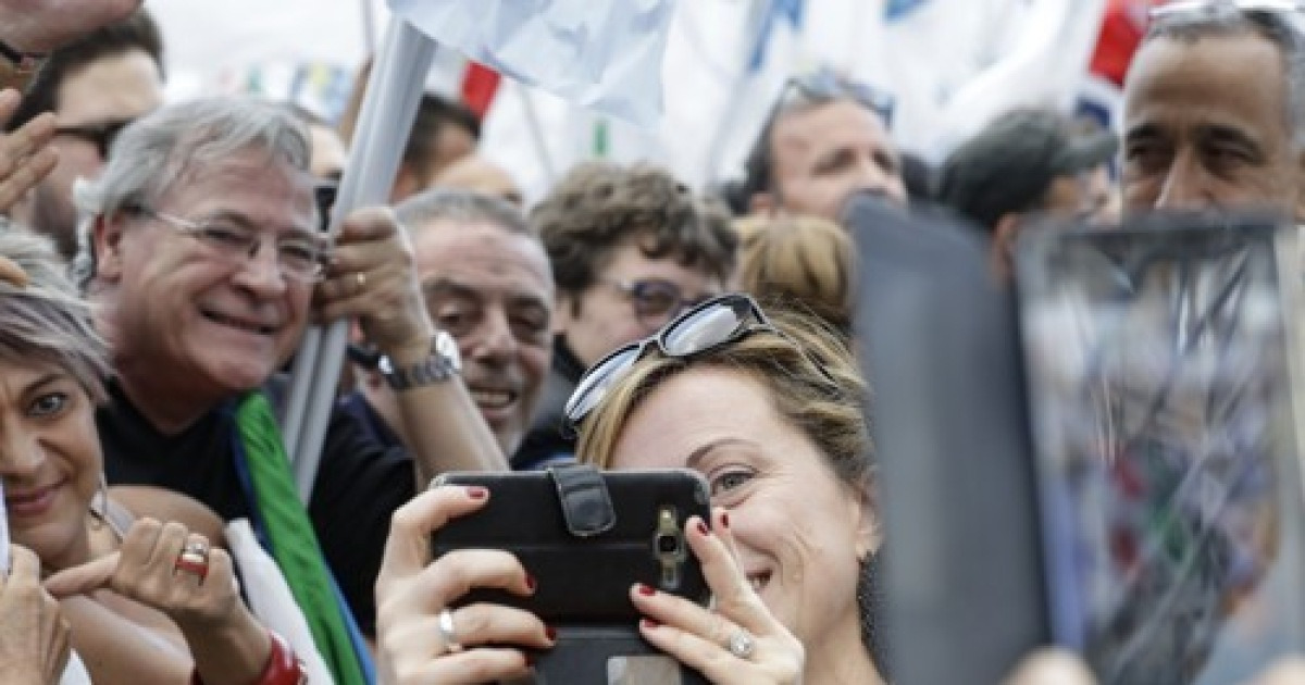 Italy Right Rally