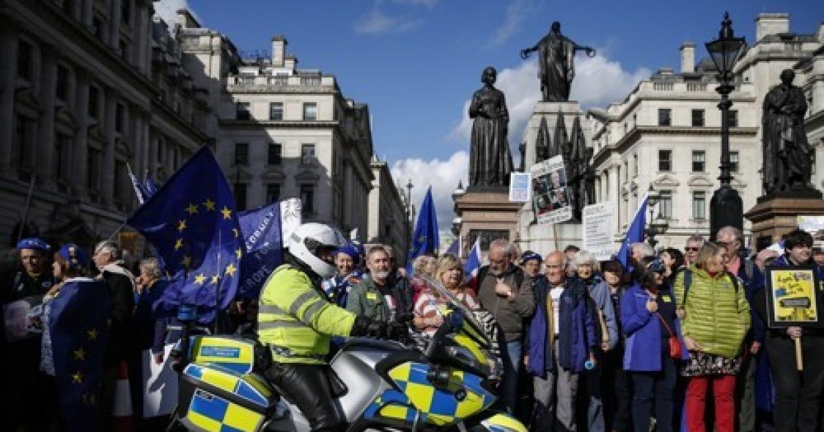 BRITAIN BREXIT PROTEST