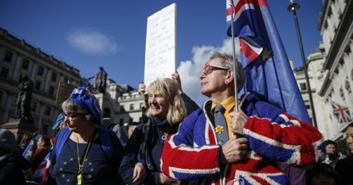 BRITAIN BREXIT PROTEST