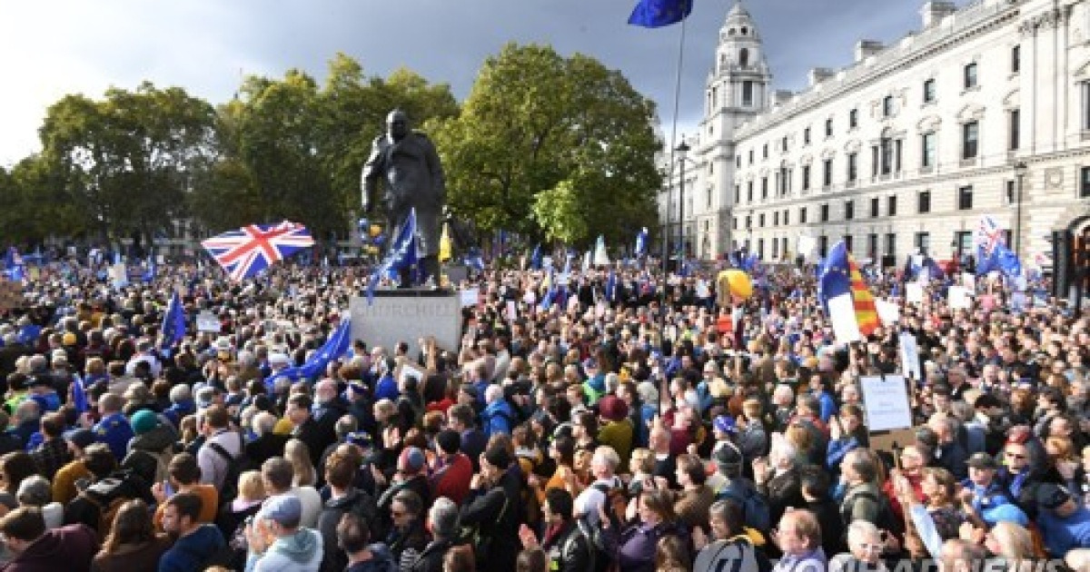 BRITAIN BREXIT PROTEST