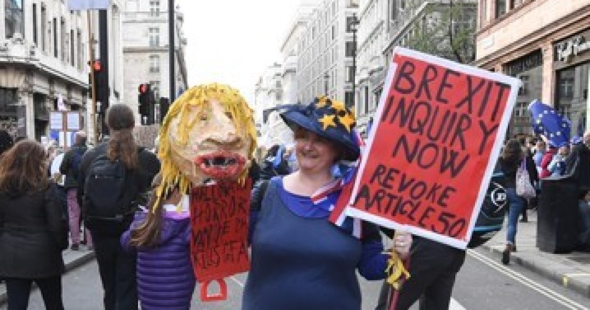 BRITAIN BREXIT PROTEST