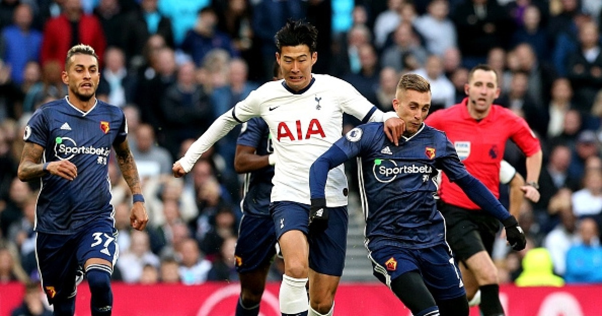 [EPL 9R] '손흥민 골대 강타' 토트넘, 왓포드와 1-1 무승부..연패 탈출