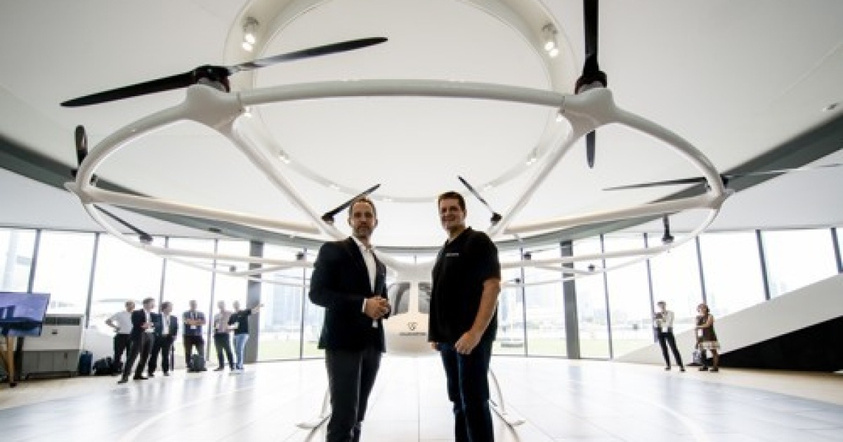 SINGAPORE VOLOCOPTER TEST FLIGHT