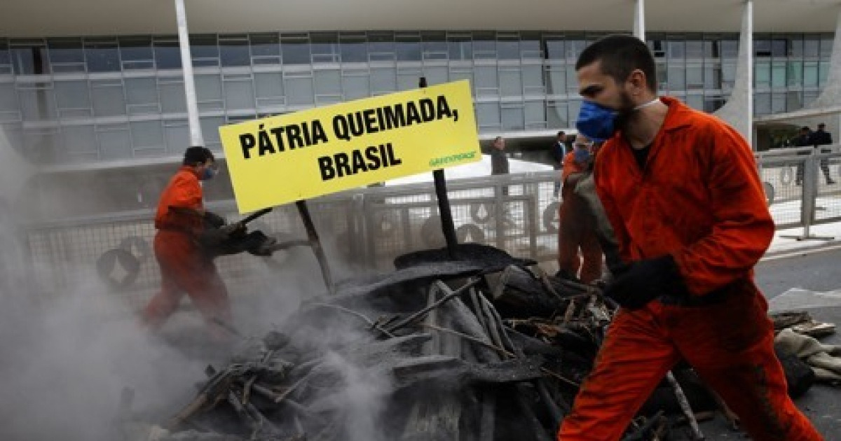 Brazil Environment Protest