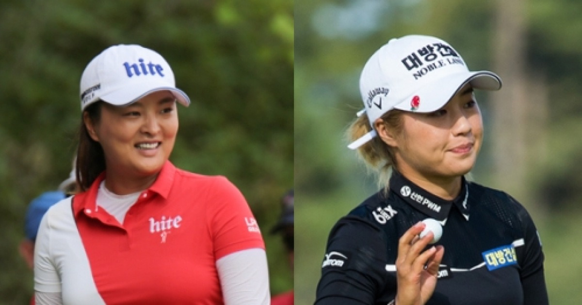 '상금 투톱' 고진영·이정은6, 부산에서 나란히 2위로 [LPGA BMW 레이디스 챔피언십]
