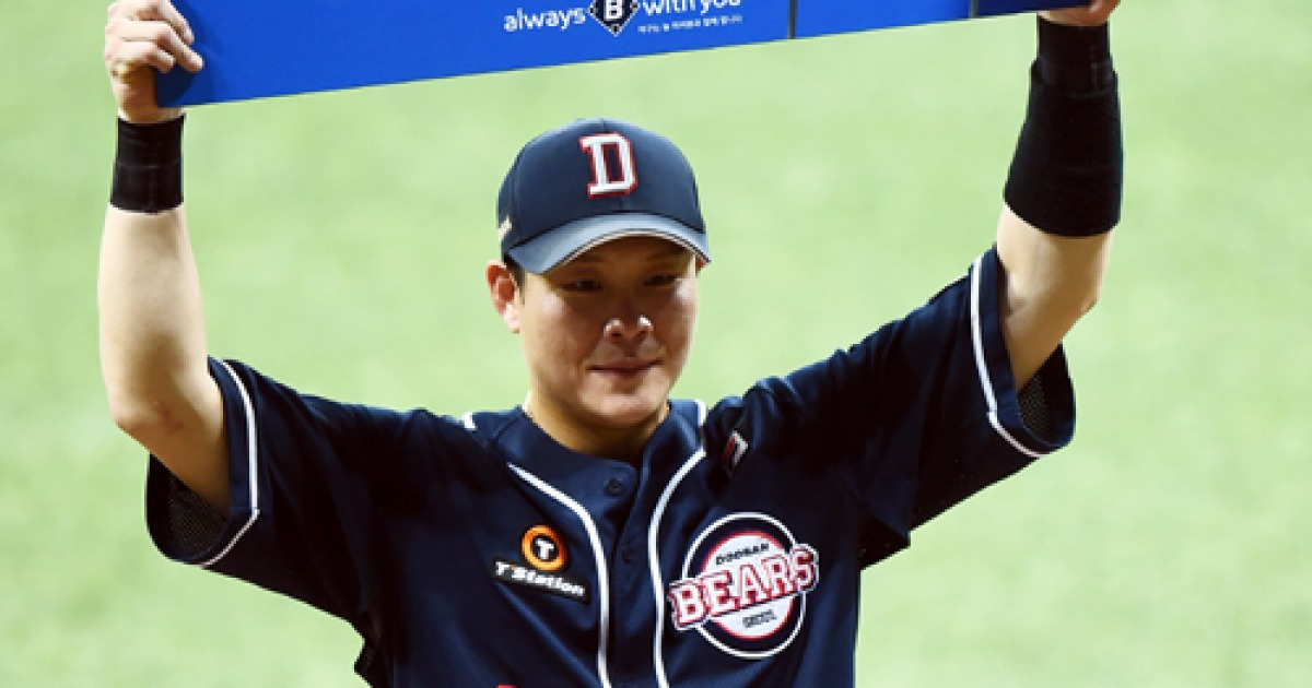 [KS 3차전] 박세혁 "KS MVP는 하늘의 뜻, 난 '우승 포수'가 되고 싶다"