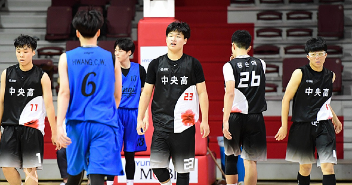 [JB포토화보] '2019 KBL 스쿨리그 플레이오프' 창원중앙고와 신길고 경기화보 (중앙고 32-23 신길고)