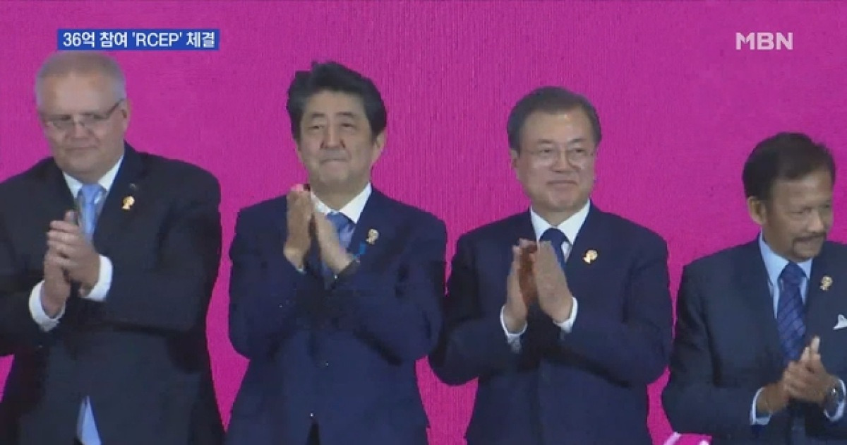 인구 36억 메가 FTA 'RCEP' 체결..미 중 신경전