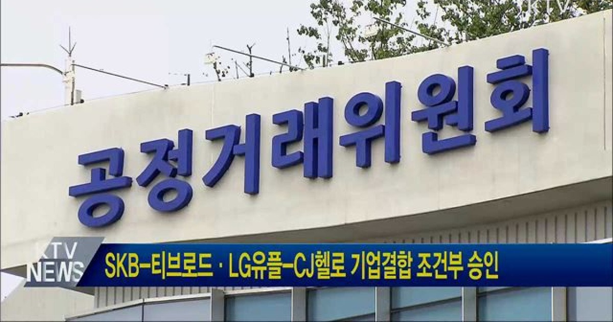 SKB-티브로드·LG유플-CJ헬로 기업결합 조건부 승인