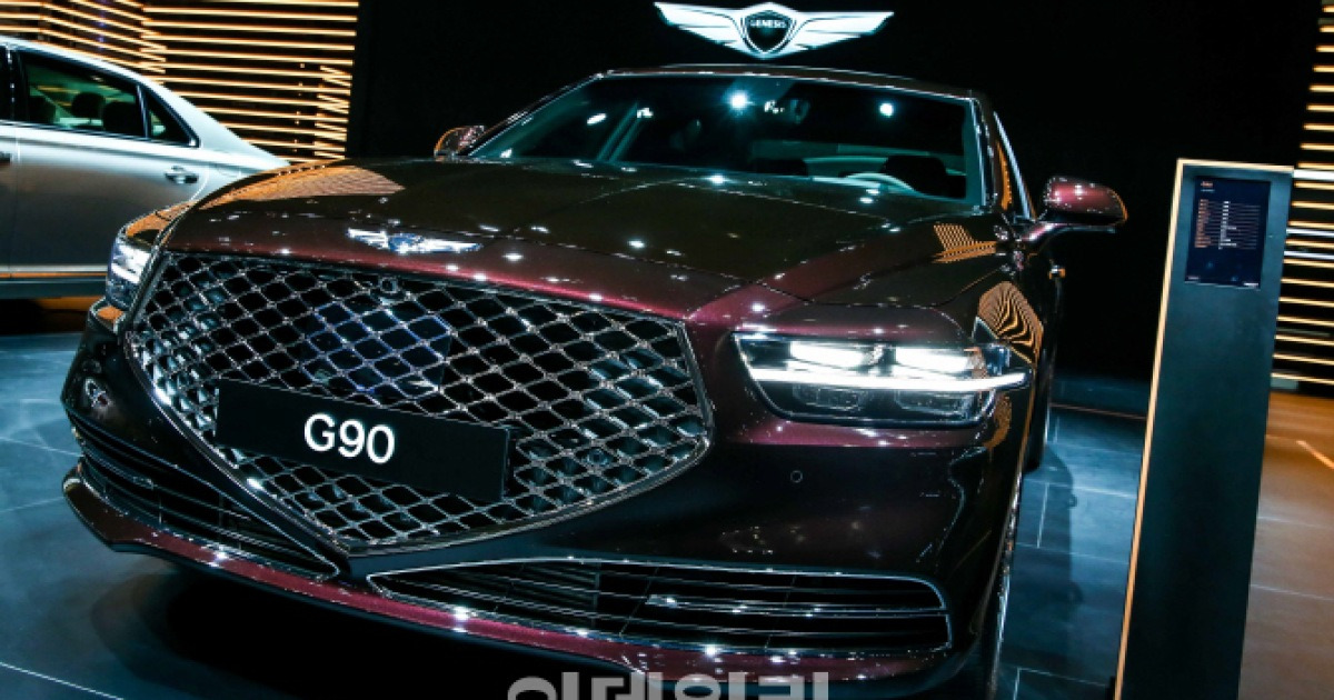 제네시스 'G90' 북미 최초 공개-LA오토쇼
