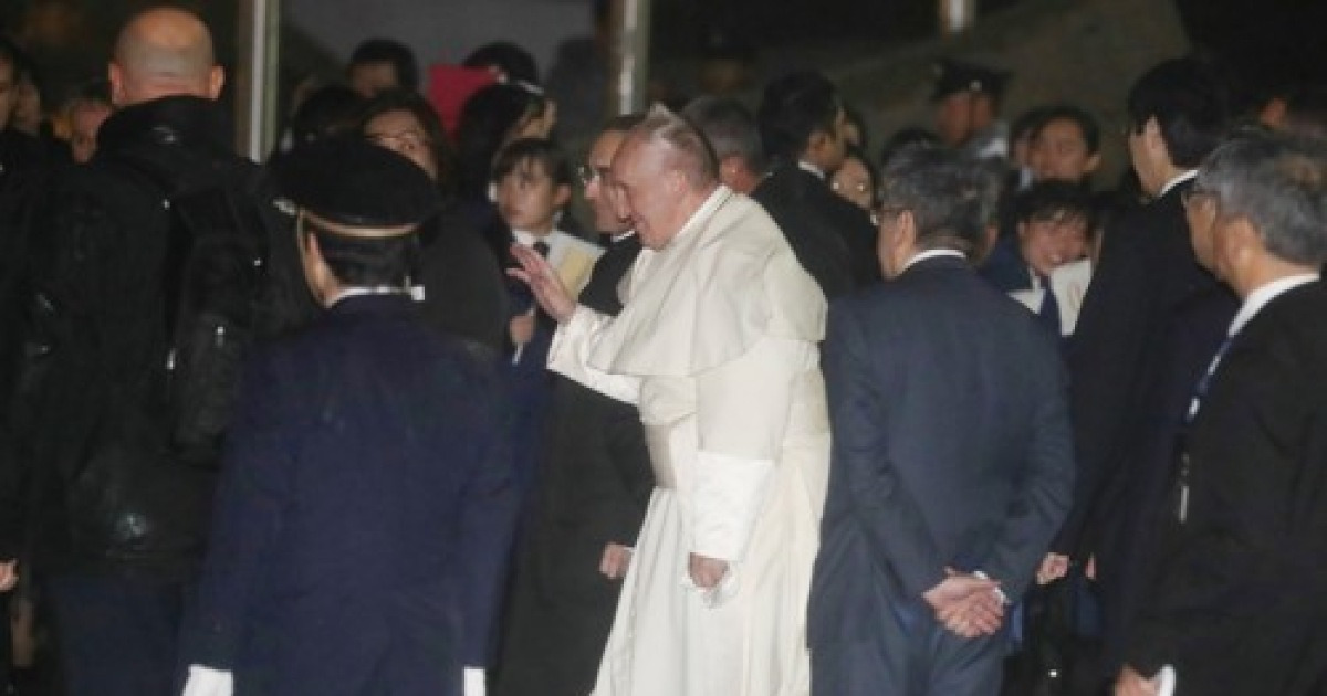 JAPAN POPE FRANCIS VISIT