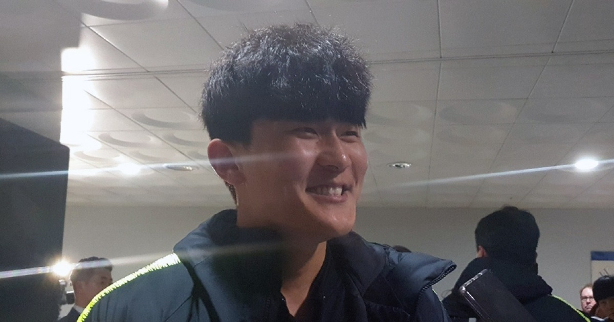 [SPO Talk] 김민재의 미소, "내년 목표요? 유럽 진출이죠"