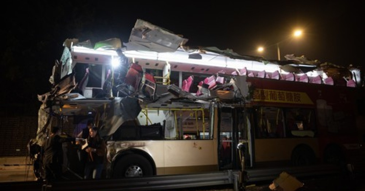 CHINA HONG KONG BUS ACCIDENT